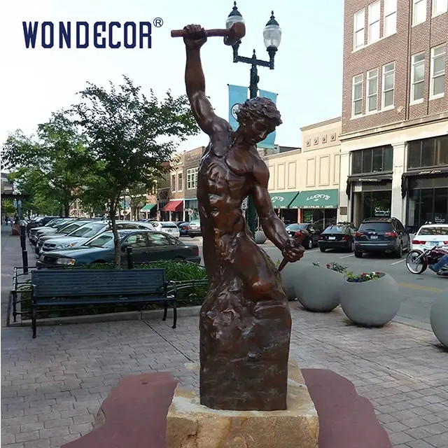 Custom Outdoor Garden Large Life Size Metal Bronze Human Sculptures ...